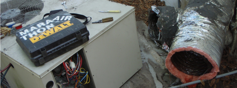 Nasty HVAC Ductwork Needing Extensive Repair - Refrigeration Orlando